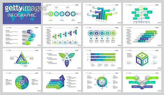 Fifteen Business Activity Slide Templates Set 이미지 (917615738) - 게티이미지뱅크
