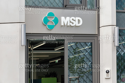 MSD office with Merck Sharp and Dohme Logo. Berlin, Germany ...