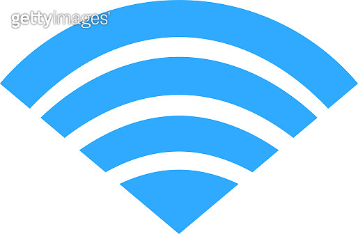 Blue Signal icon of radio wave status 4 이미지 (964729676) - 게티이미지뱅크