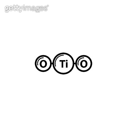 TiO2 titanium icon - vector illustration. (929964756) - 게티이미지뱅크