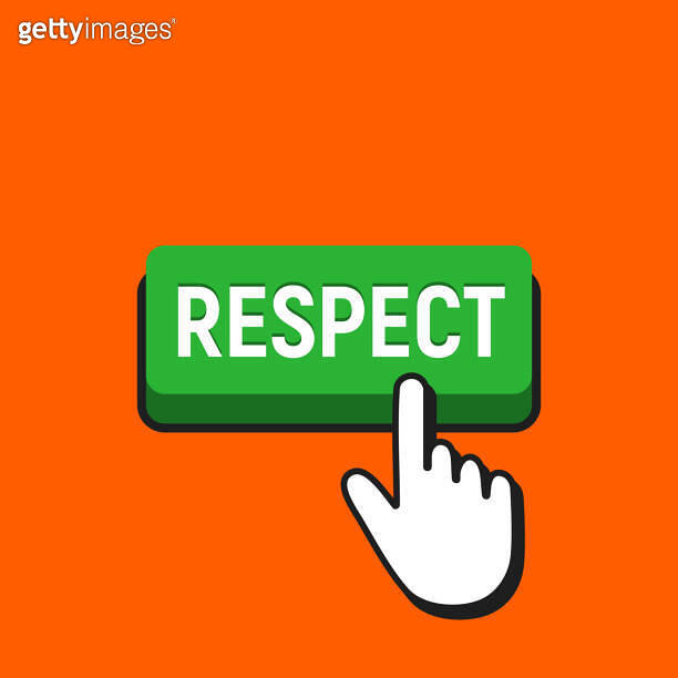 Hand Mouse Cursor Clicks the Respect Button. 이미지 (952487542) - 게티이미지뱅크