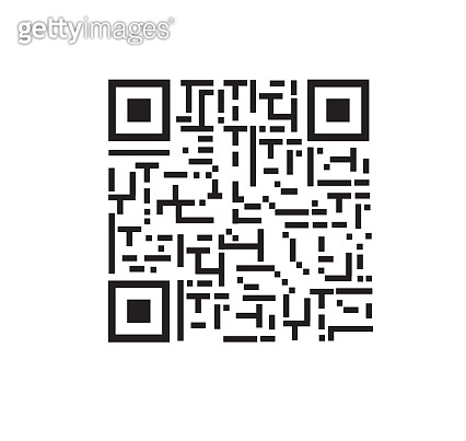 Realistic bar code icon. A modern simple flat barcode. Marketing, the ...