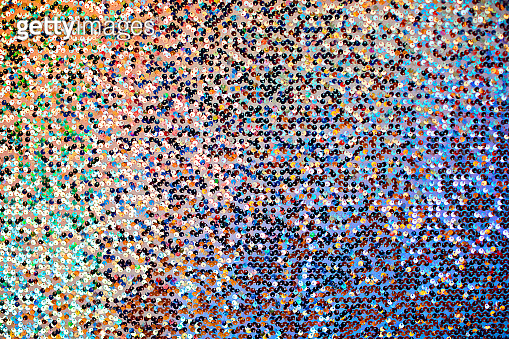 Colorful art deco style sequins holiday texture background 이미지 ...