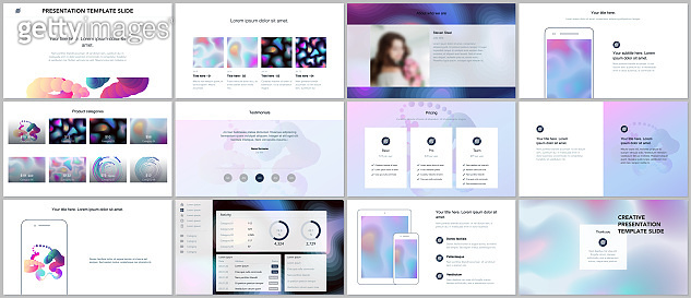 Minimal presentations, portfolio templates with geometric patterns ...