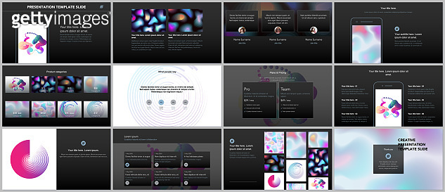 Minimal presentations, portfolio templates with geometric patterns ...