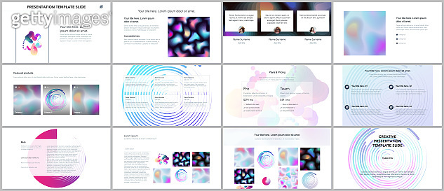 Minimal presentations, portfolio templates with geometric patterns ...