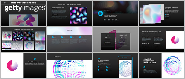 Minimal presentations, portfolio templates with geometric patterns ...