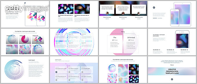 Minimal presentations, portfolio templates with geometric patterns ...
