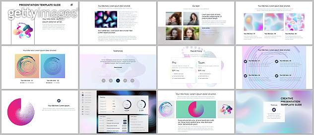 Minimal presentations, portfolio templates with geometric patterns ...