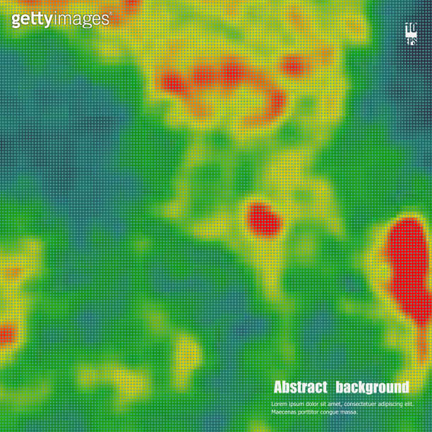 Colored heat map for temperature. Eps10 Vector illustration (1006442520 ...