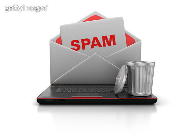 Garbage Can with Spam Envelope - 3D Rendering 이미지 (926203804) - 게티이미지뱅크