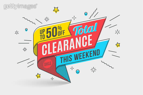Retro-futuristic promotion banner, scroll, price tag 이미지 (925668944 ...