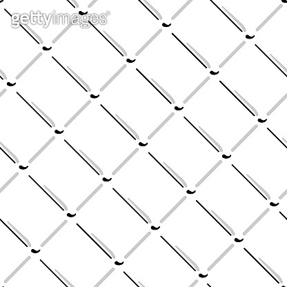 Vector wire mesh seamless pattern. Gray wire mesh isolated on white ...