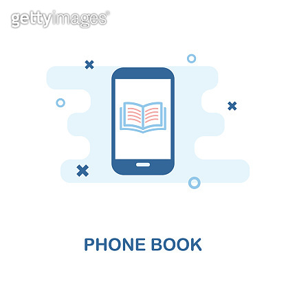 Phone Book icon. Simple element illustration. Phone Book pixel perfect ...