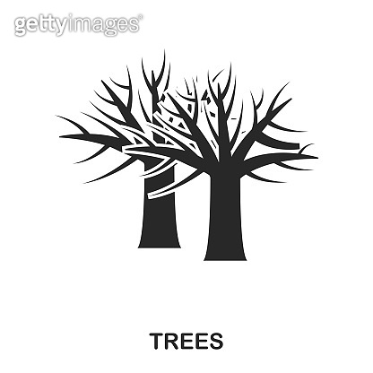 Tree icon. Line style icon design. UI. Illustration of tree icon ...