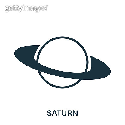 Saturn icon. Flat style icon design. UI. Illustration of saturn icon ...