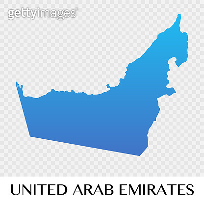 United Arab Emirates map in Asia continent illustration design 이미지 ...