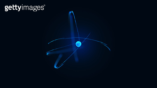 3d illustration of Atom Spinning. Science concept 이미지 (956060630) - 게티이미지뱅크
