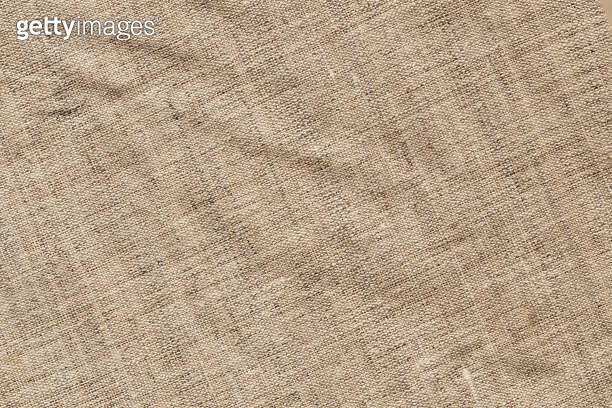 Artist's Non-coated Linen Duck Coarse Grain Canvas Crumpled Natural ...
