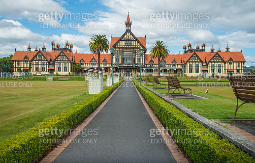 Rotorua museum an iconic building in Government garden of Rotorua, New ...