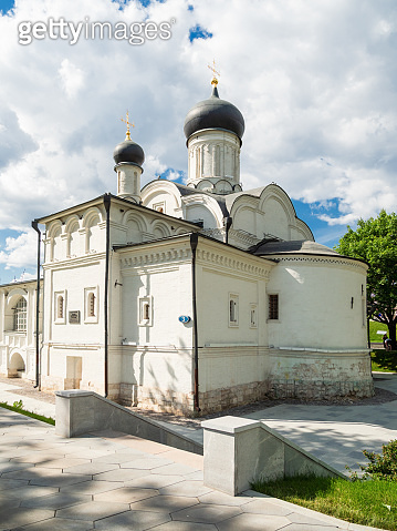 Church of the conception of St. Anne in Zaryadye landscape urban park ...