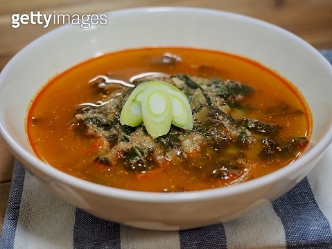 Korean food Loach soup, Chueo-tang (938915296) - 게티이미지뱅크
