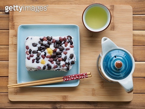 Korean food bean Snow White Rice Cake, Baek-seolgi (954868658) - 게티이미지뱅크