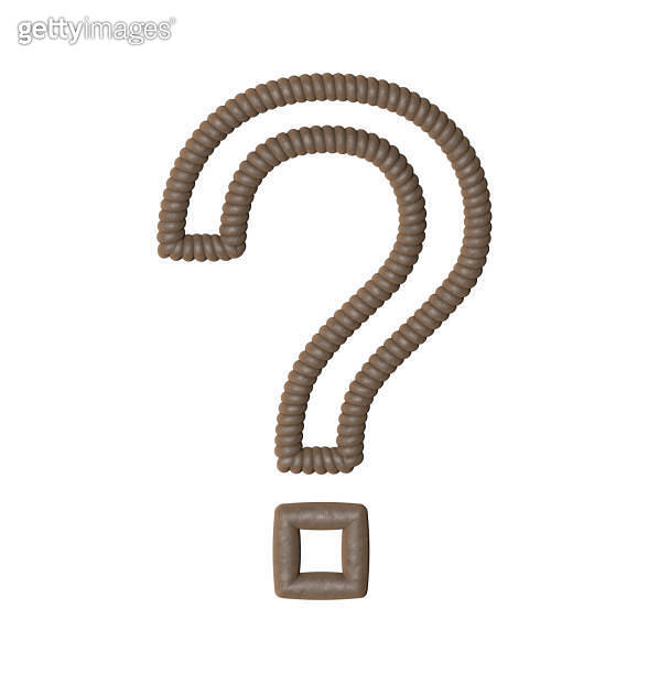 Rope Question Mark Symbol (984249180) - 게티이미지뱅크
