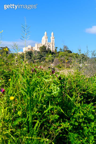 Church over the ruins of Hippo Regius, a Phoenician, Berber and Roman ...