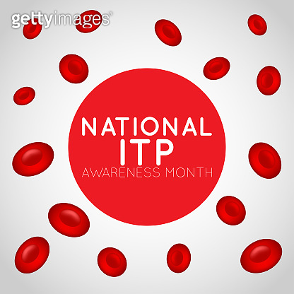 National ITP Awareness Month vector logo icon illustration (1013374898 ...
