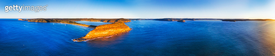D Palm beach from sea pan 이미지 (1004543116) - 게티이미지뱅크