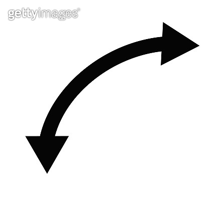 U-Turn icon on white background. flat style. U-Turn sign for your web ...
