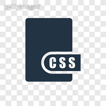 Css vector icon isolated on transparent background, Css transparency ...