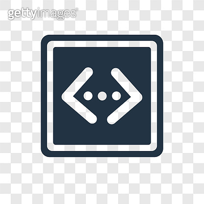 Coding vector icon isolated on transparent background, Coding ...