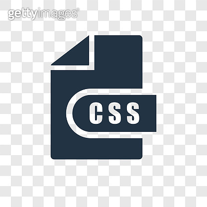 Css vector icon isolated on transparent background, Css transparency ...