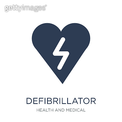 Defibrillator icon. Trendy flat vector Defibrillator icon on white ...