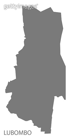 Lubombo map of Swaziland grey illustration shape (938449440) - 게티이미지뱅크