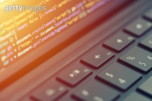 Closeup Coding On Screen Hands Coding Html And Programming On Screen 0210