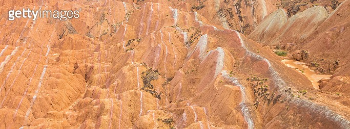 ZhangYe Rainbow Mountain natural colorful soil DanXi Scenic Spot in ...