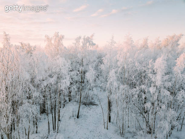 Scandinavian Village completely covered with Snow. Turku Finland 이미지 ...