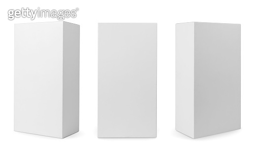White box set isolated on white with clipping path (1035432596) - 게티이미지뱅크