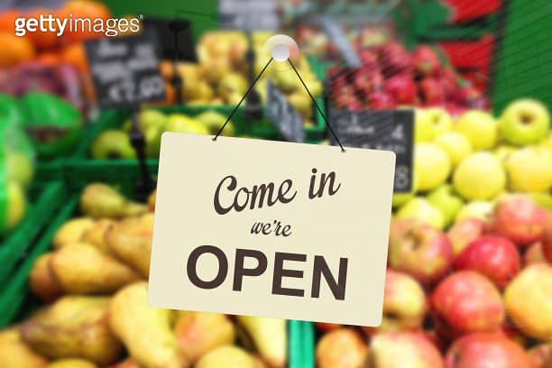 Shop store open sign 이미지 (1000795202) - 게티이미지뱅크