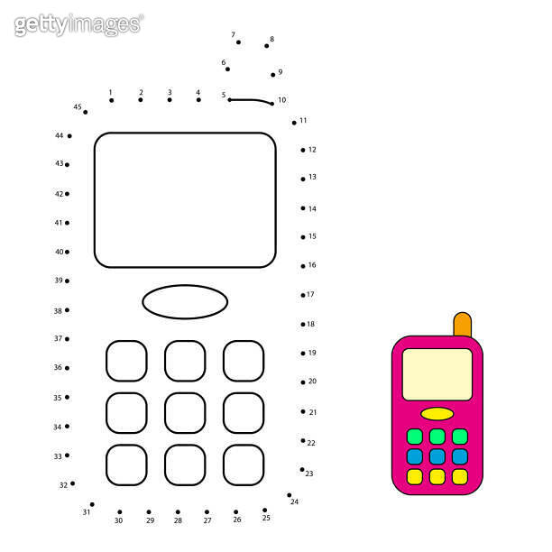 Connect the dot. Dot to dot game for children. Numbers game for kids ...