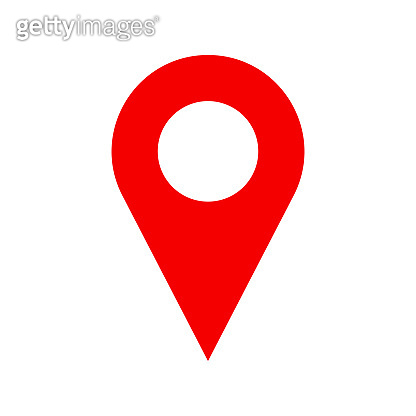 Vector pinpoint icon isolated on white background. Pinpoint symbol ...