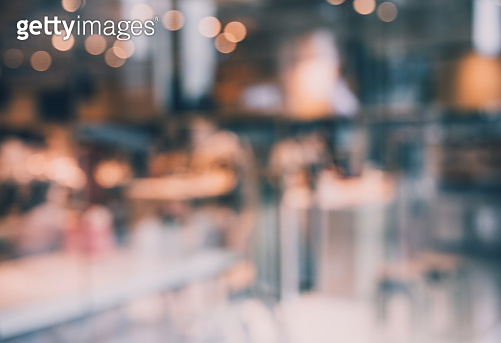 Blurred abstract glass wall cafe,restaurant background.material ...