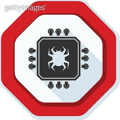 CPU Bug Warning sign illustration 이미지 (905005300) - 게티이미지뱅크
