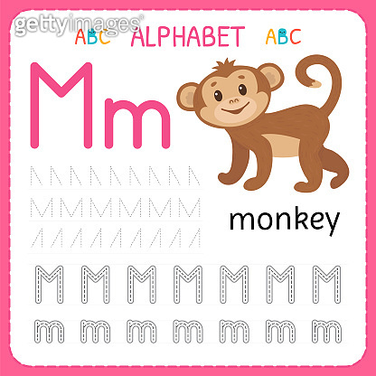 Alphabet tracing worksheet for preschool and kindergarten. Writing ...