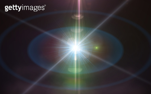 Lens flare or Star flare in black background.Modern nature flare effect ...