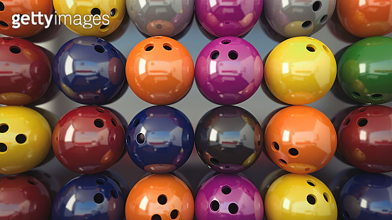 Colorful Bowling balls close-up shot (953583526) 일러스트, 무료 일러스트 - 게티이미지뱅크