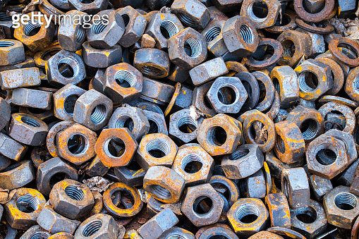 Rusted nuts 이미지 (1088048624) - 게티이미지뱅크